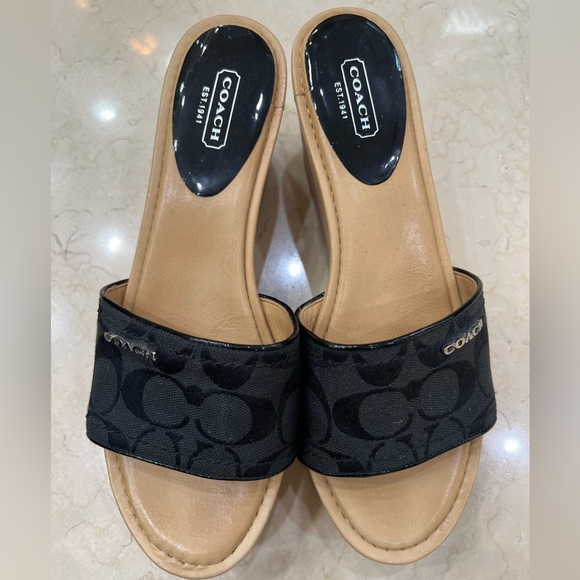 Coach | Shoes | Coach Platform Slides | Poshmark